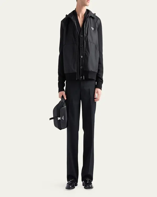 Prada Cashmere-wool Hooded Sweater