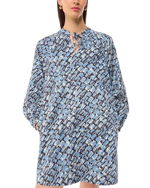 Whistles Wing Marnie Dress - Blue/multi