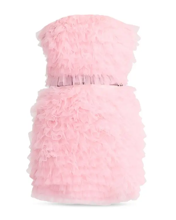 Zac Posen Wicked X Textured Tulle Mini Dress