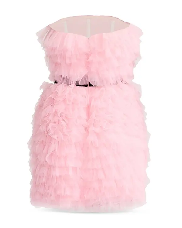 Zac Posen Wicked X Textured Tulle Mini Dress