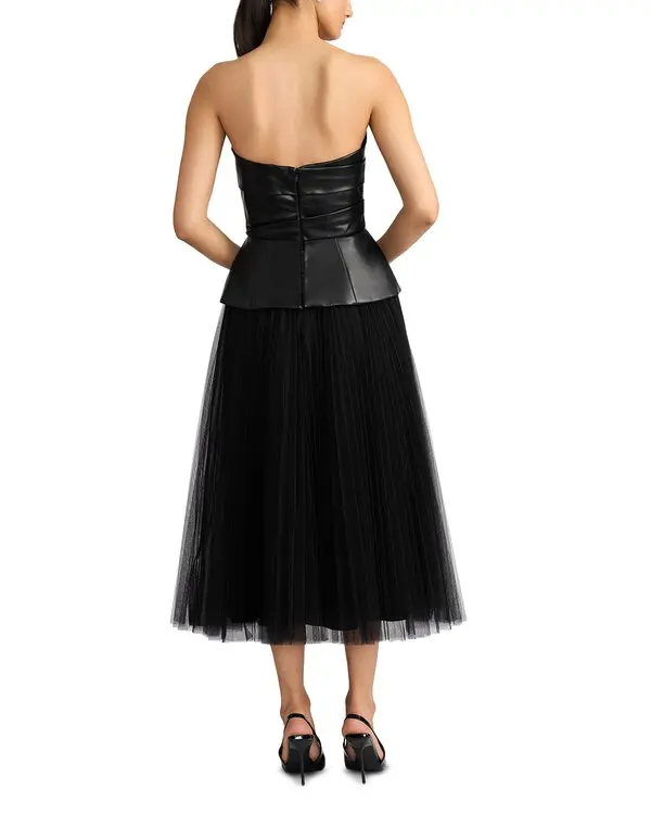 Wicked X Pleated Tulle Dress