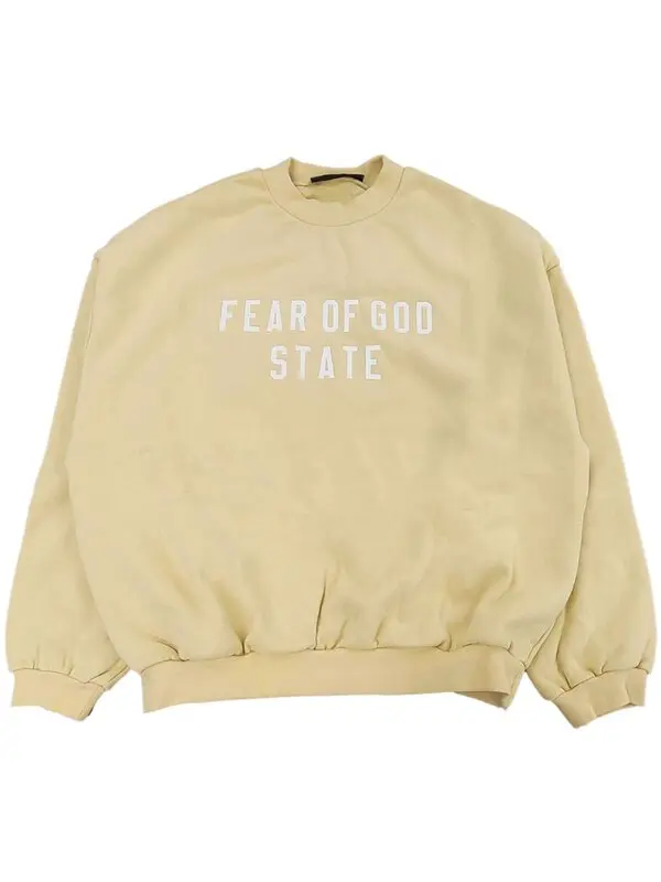Fear Of God Logo-print Sweatshirt - Neutrals