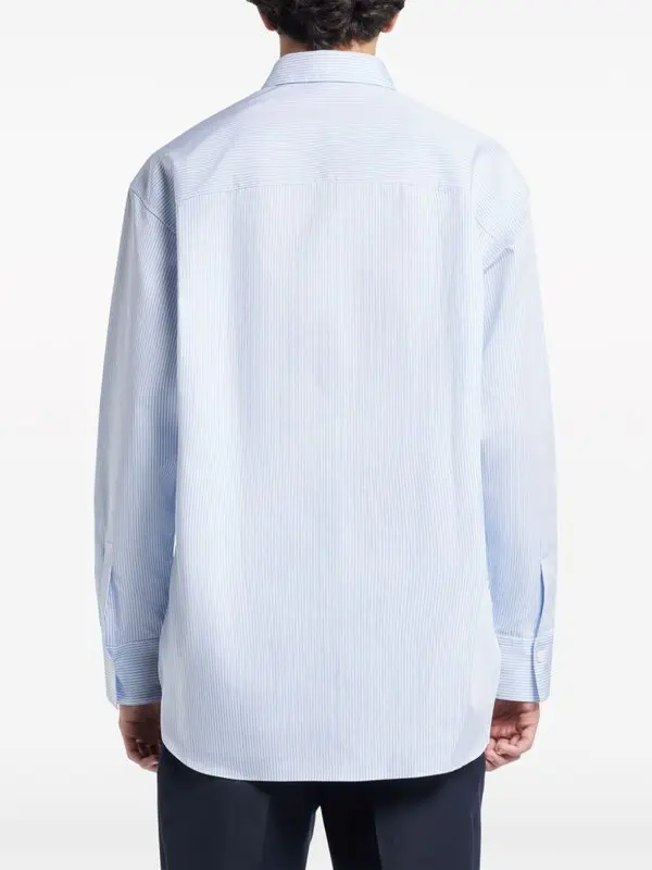 FERRAGAMO Striped Cotton Shirt
