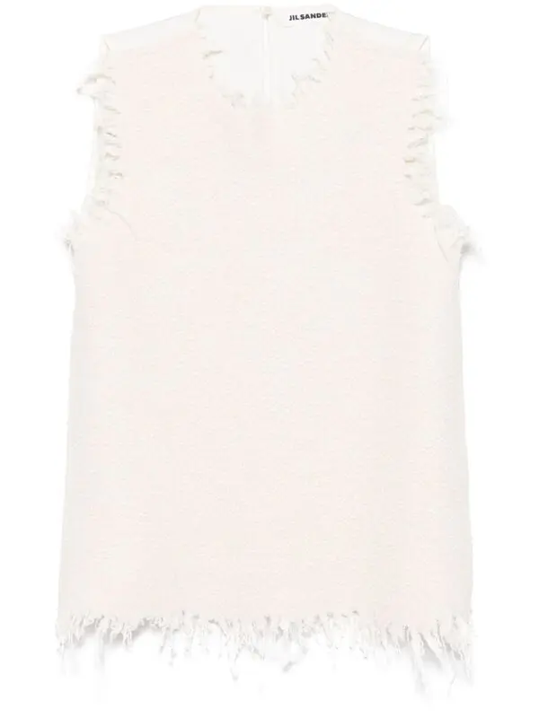 JIL SANDER Panelled Vest - Neutrals