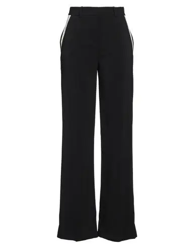 Pinko Wide-leg Crepe Pants - Black