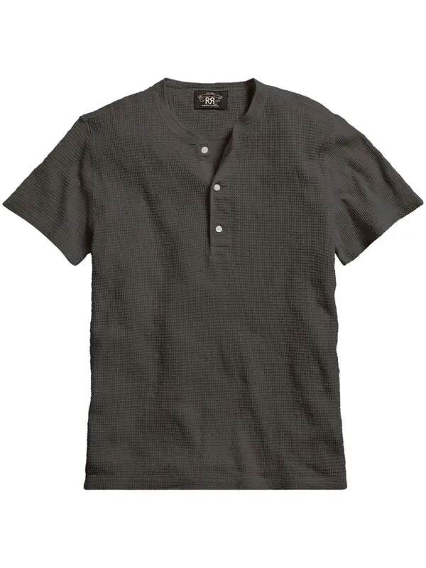 Ralph Lauren Henley Cotton T-shirt - Grey
