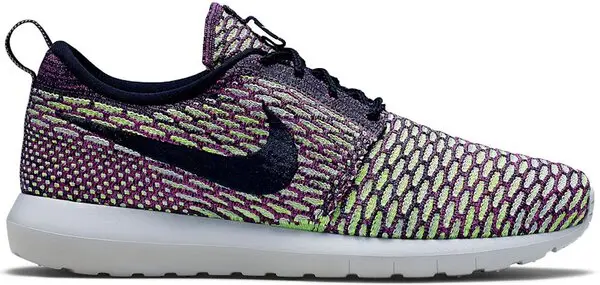 Nike Roshe One Nm Flyknit - Dark Obsidian/fuchsia Flash