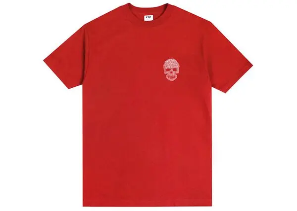 FTP Skull Tee Shirt - Red