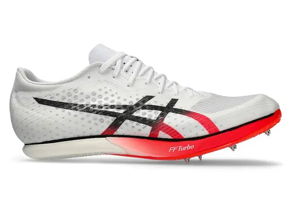 Asics Metaspeed Mdin Athletic Sneakers - White/black