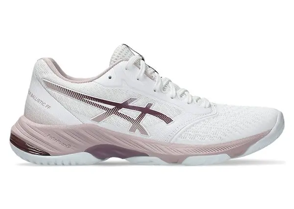Asics Netburner Ballistic Ff 3 - White/watershed Rose