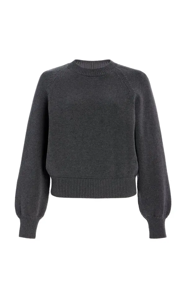 HIGH SPORT Lara Cotton Sweater - Grey