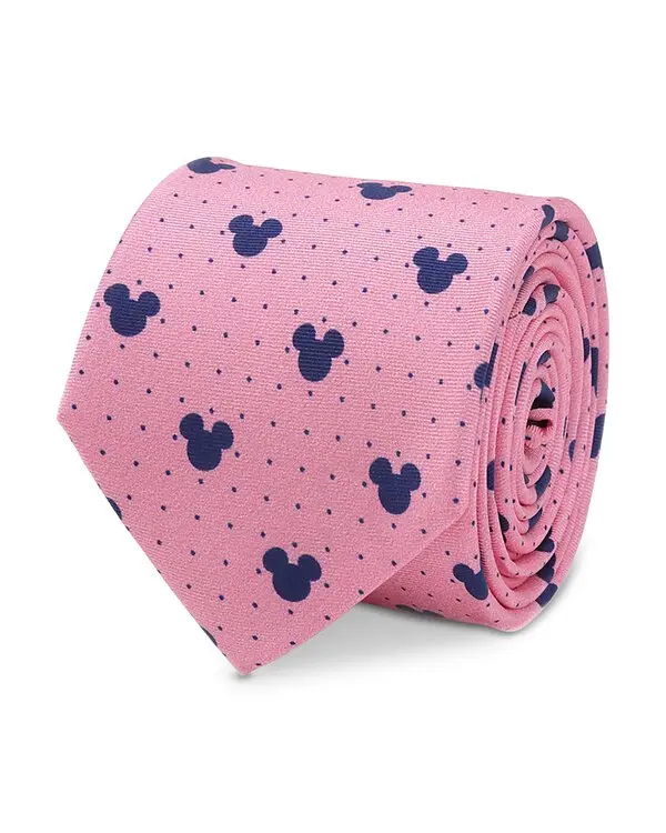 CUFFLINKS, INC. Mickey Mouse Dot Silk Tie - Pink