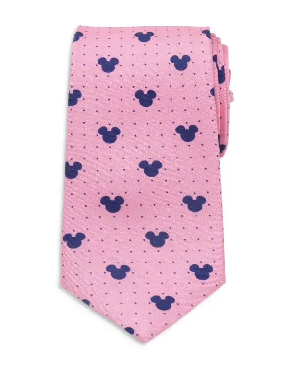 CUFFLINKS, INC. Mickey Mouse Dot Silk Tie - Pink