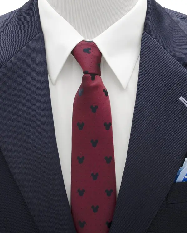 CUFFLINKS, INC. Mickey Mouse Dot Silk Tie - Red