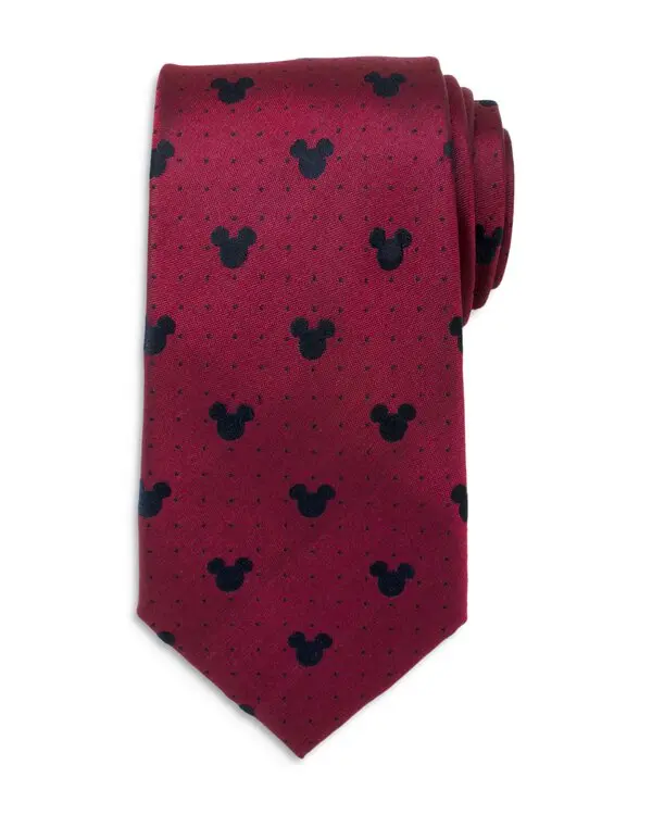 CUFFLINKS, INC. Mickey Mouse Dot Silk Tie - Red