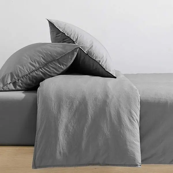 Calvin Klein Washed Percale Comforter Set, Twin/twin Xl - Graphite