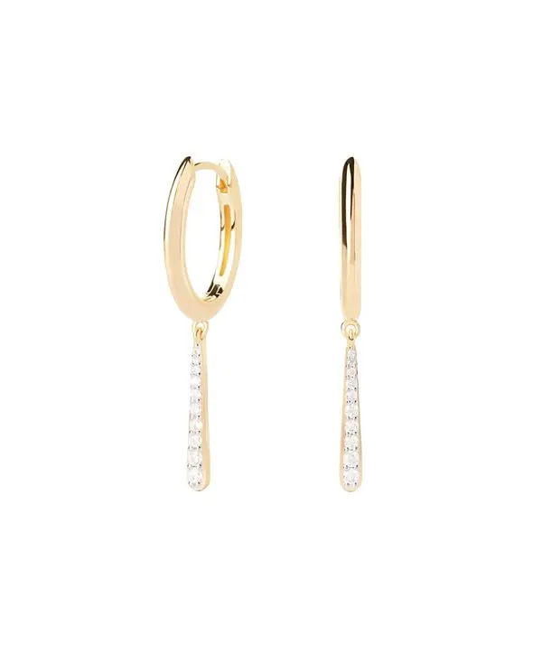 PDPAOLA Olga Mini Hoop Earrings - Gold