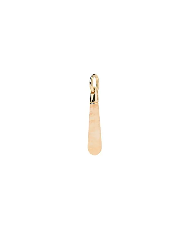 PDPAOLA Gemstone Drop Pendant - Yellow Aventurine