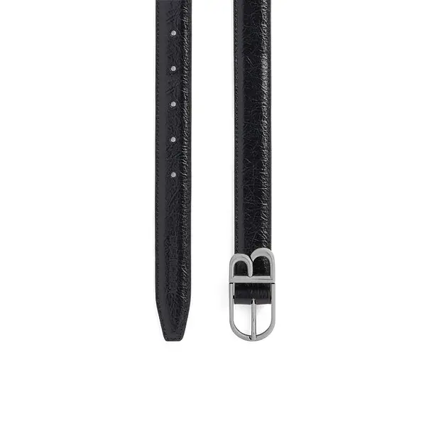 Balenciaga Classic B Belt - Black