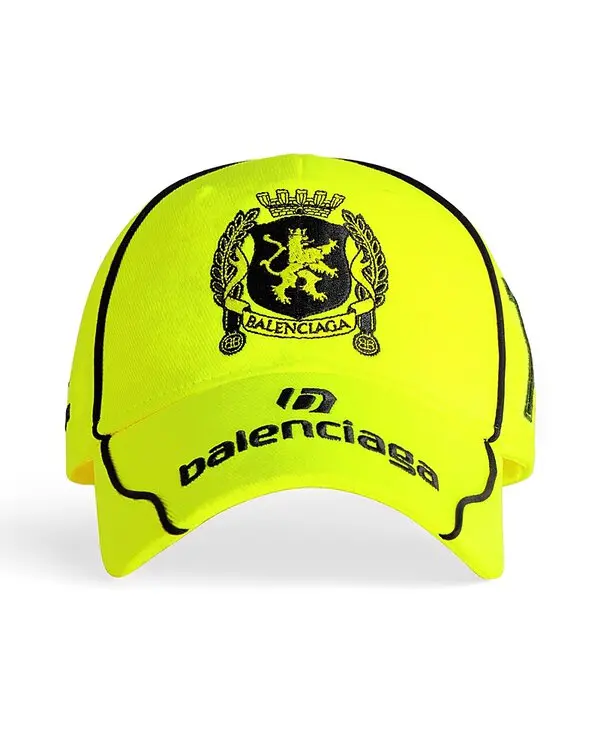 Balenciaga Paris Soccer Cap - Neon Yellow