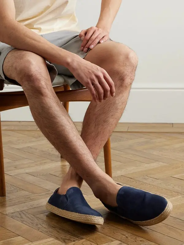 Brunello Cucinelli Suede Espadrilles - Blue