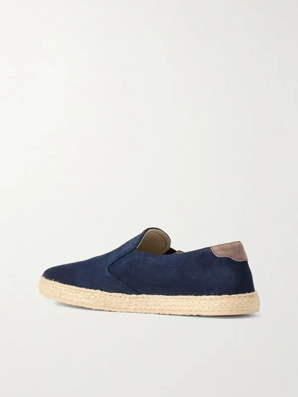 Brunello Cucinelli Suede Espadrilles - Blue