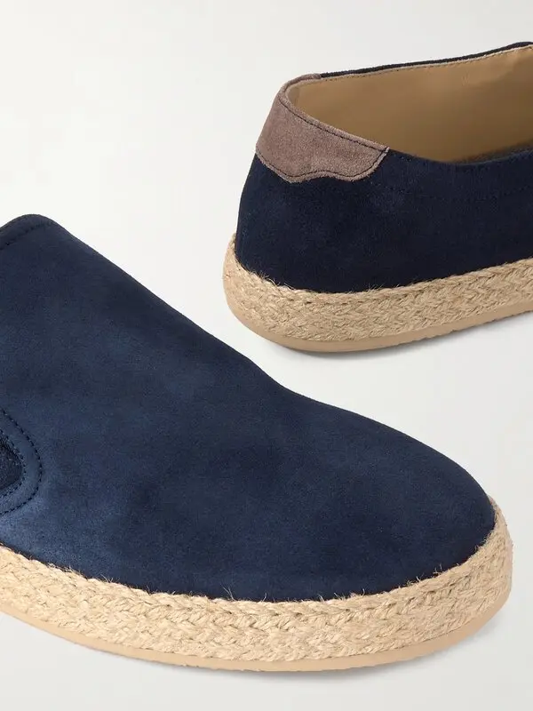 Brunello Cucinelli Suede Espadrilles - Blue