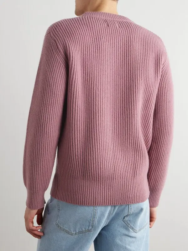 Richard James Ribbed Wool Crewneck Sweater