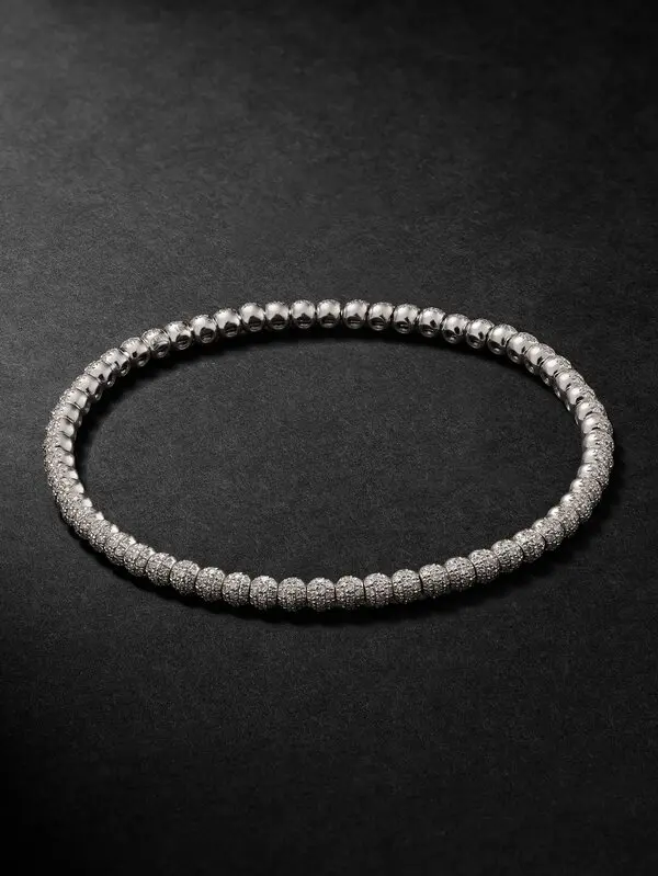Shay 18-karat White Gold Diamond Bracelet - Silver