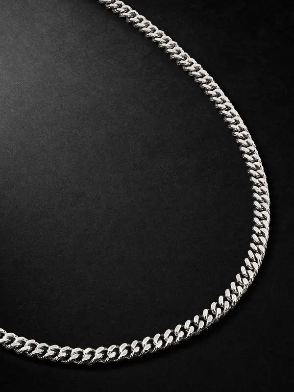 John Hardy Sterling Curb Chain Necklace - Silver