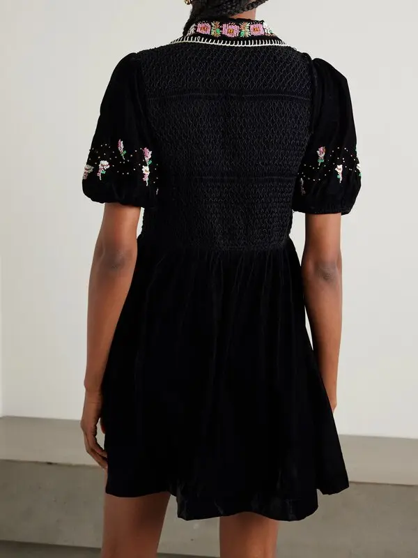 brynn mini dress black Brynn Drawstring Short in Midnight Sky – Isalis main image 1