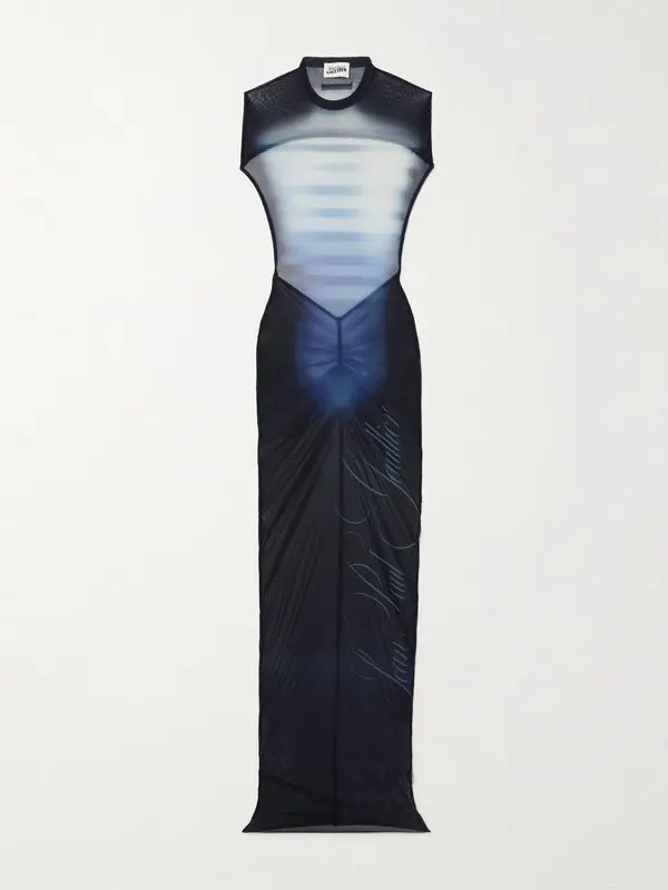 JEAN PAUL GAULTIER Le Mâle Printed Maxi Dress