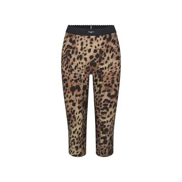 SKIMS X Dolce&gabbana Body Capri - Leopard