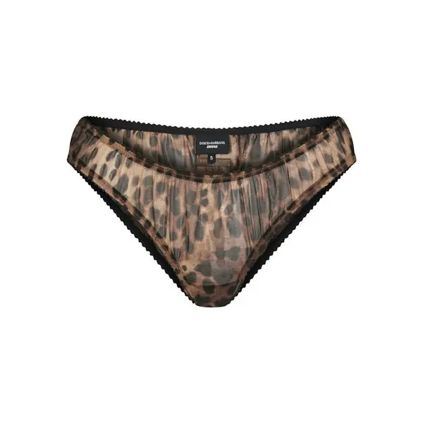 SKIMS X Dolce&gabbana Romance Bikini Bottom - Leopard