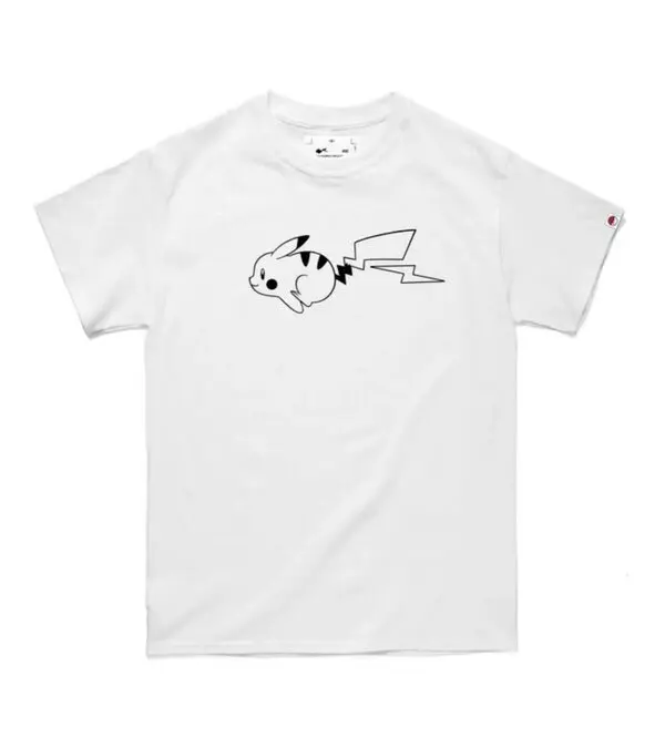 FRAGMENT Frgmt X Pokemon Pikachu Running Tee Shirt - White