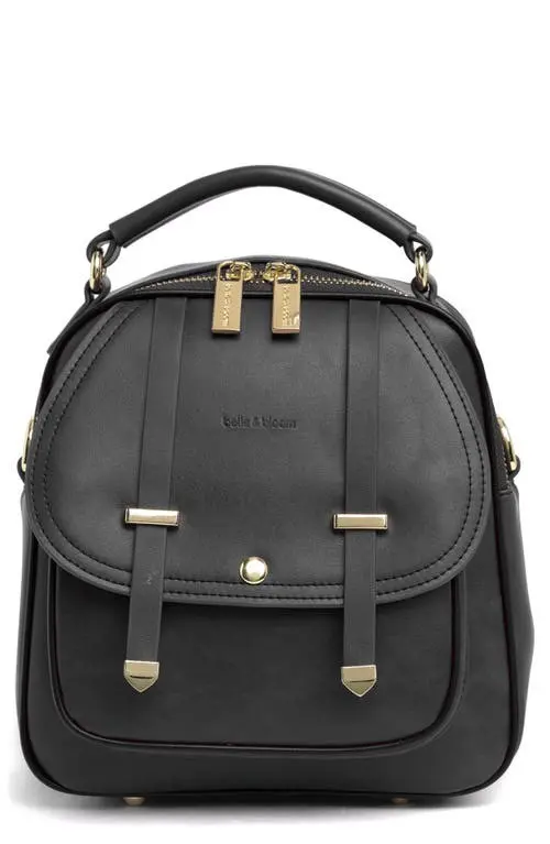 BELLE & BLOOM Camila Leather Backpack - Black