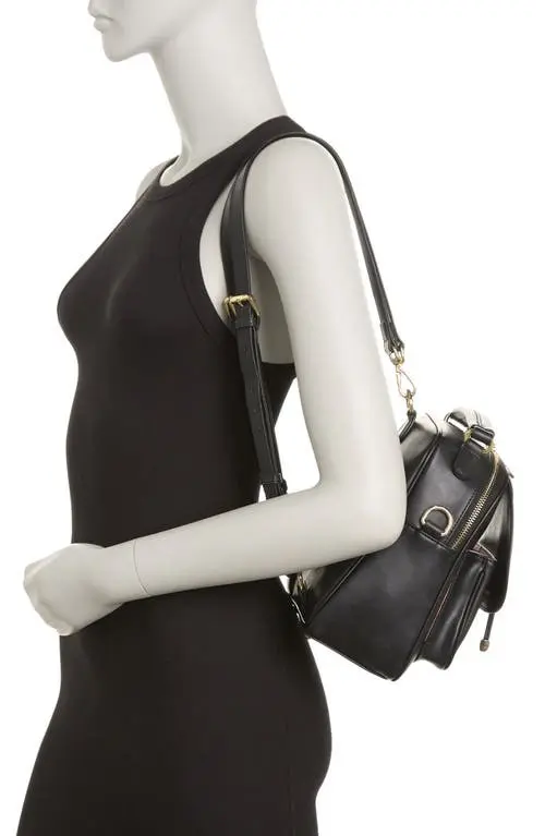 BELLE & BLOOM Camila Leather Backpack - Black