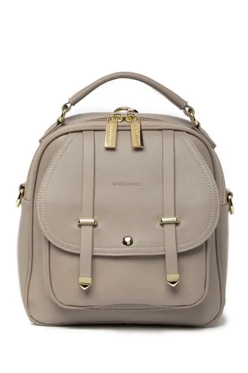 BELLE & BLOOM Camila Leather Backpack - Grey