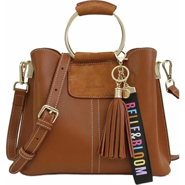 BELLE & BLOOM Twilight Leather Crossbody Bag - Brown