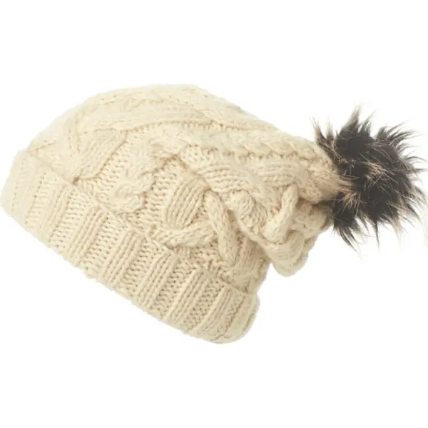 NIRVANNA DESIGNS Sugar Sugar Slouch Beanie - White
