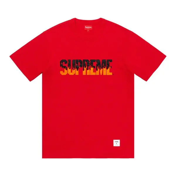 Supreme Flames Tee - Red