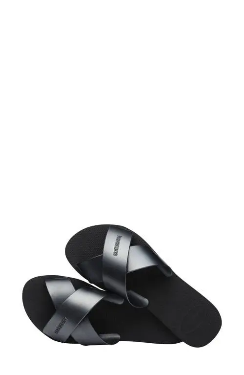Havaianas Aqua Slide Sandal - Black