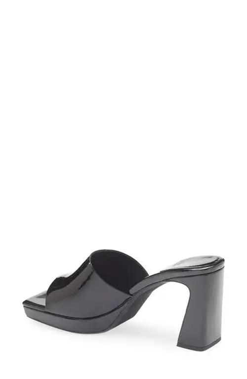 Jeffrey Campbell Dress Code Sandal - Black Patent