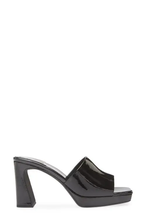Jeffrey Campbell Dress Code Sandal - Black Patent