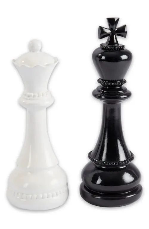 BEY-BERK The Gambit Set Of 2 Bookends - Multi Color
