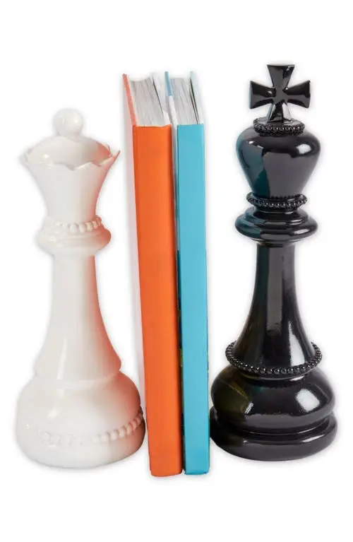 BEY-BERK The Gambit Set Of 2 Bookends