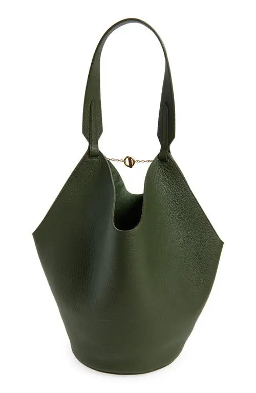 Khaite Small Lotus Top Handle Bag - Bottle Green