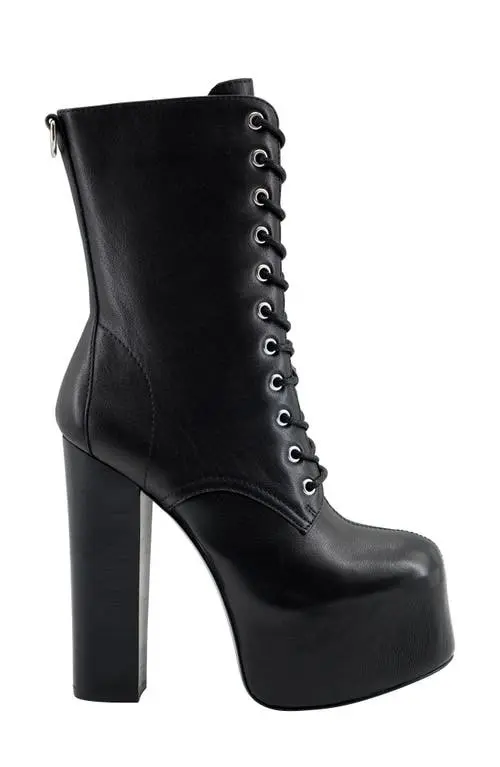 ZIGI Adara Lace-up Platform Boot - Black