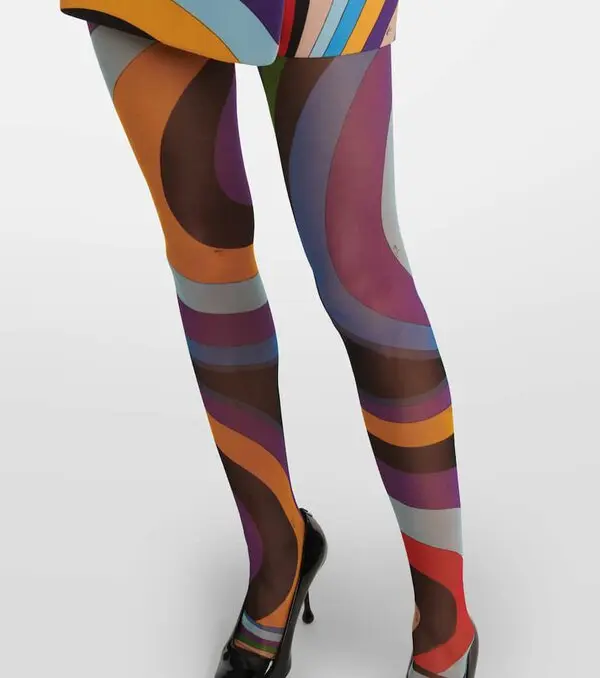 Emilio Pucci Iride Tights - Pink