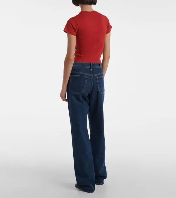 7 For All Mankind High-rise Flared Jeans - Blue